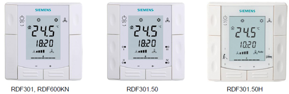 Új Siemens kommunikációképes termosztátok